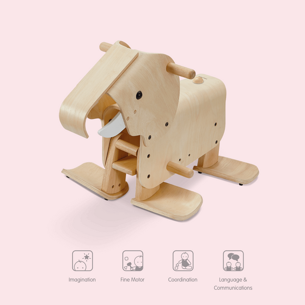 Plan Toys Ride On Elephant on Design Life Kids
