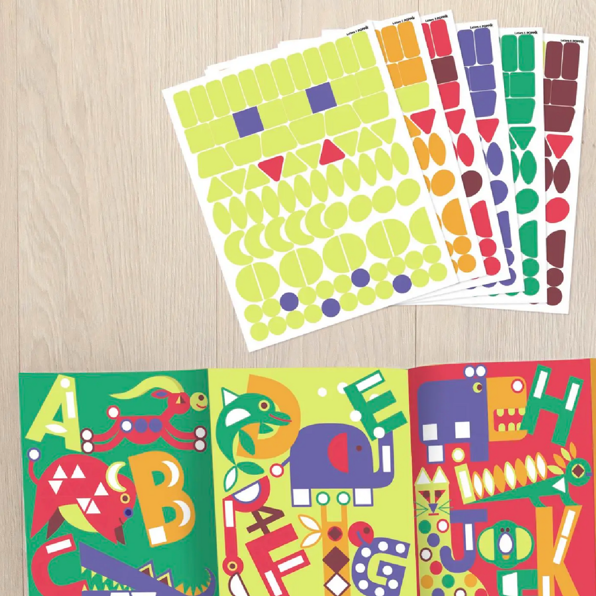 ABC Alphabet Sticker Book – Design Life Kids