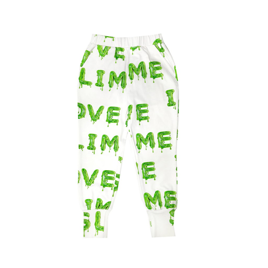 Romey Loves Lulu I Love Slime Sweatpants on DLK – Design Life Kids