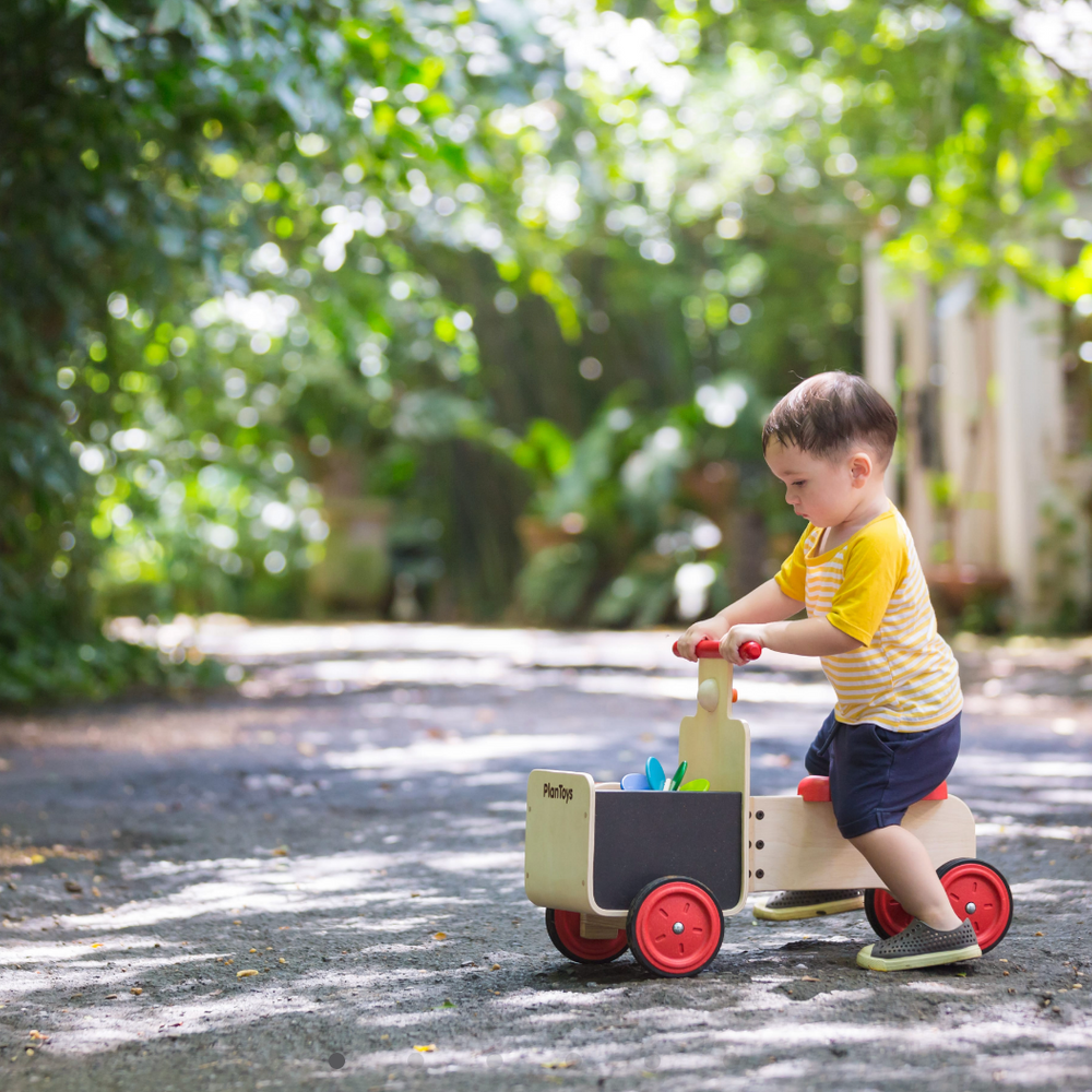 Plan Toys Wooden Ride on Bike for Kids – Design Life Kids