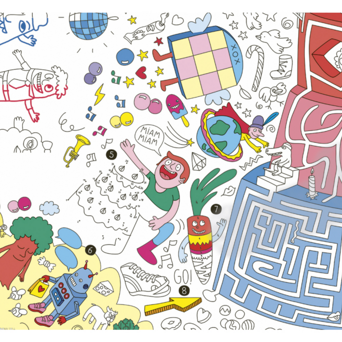 Games Coloring Poster Set – Design Life Kids