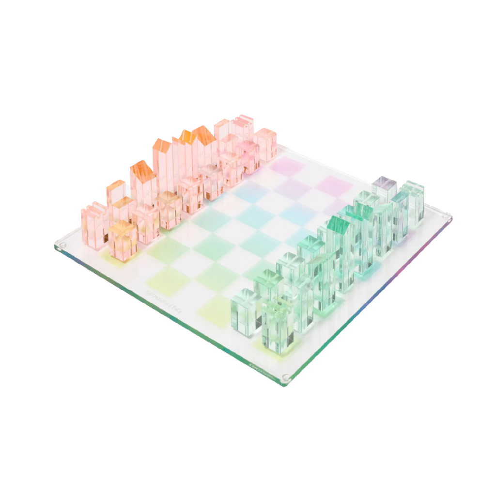 Modern Lucite Chess & Checkers on DLK – Design Life Kids