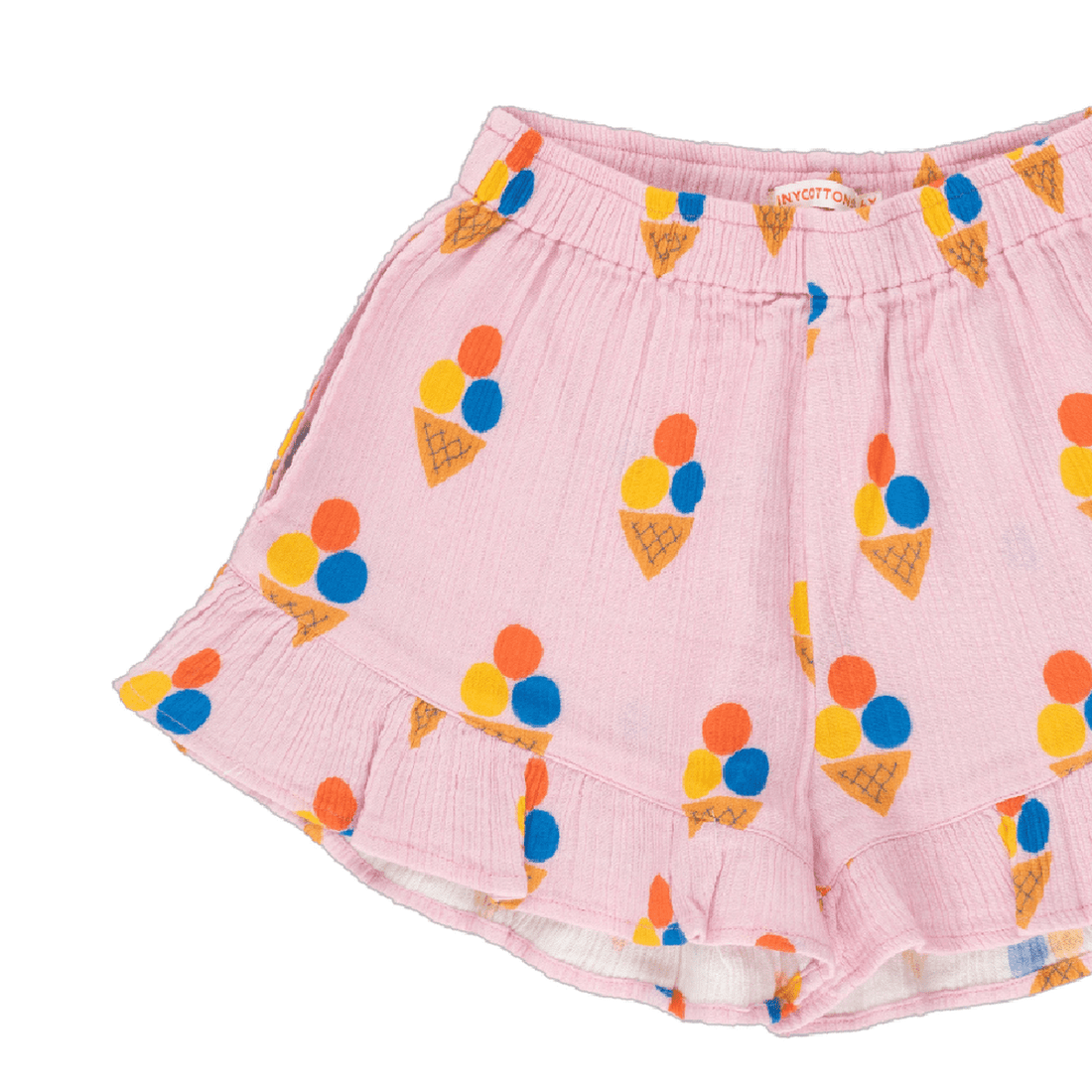 Tinycottons Ice Cream Frills Short for kids on DLK. Shop the collection ...