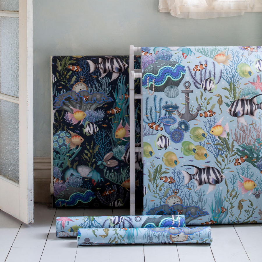 Fleur Harris Treasure Reef Ocean Wallpaper Collection – Design Life Kids