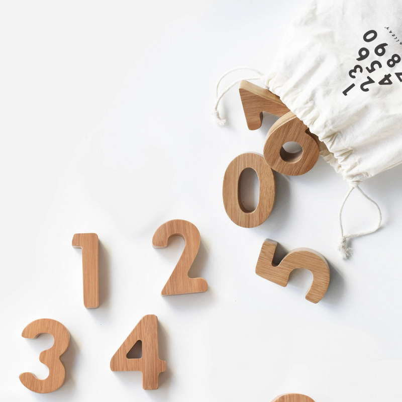 Wee Gallery Wooden Numbers on Design Life Kids