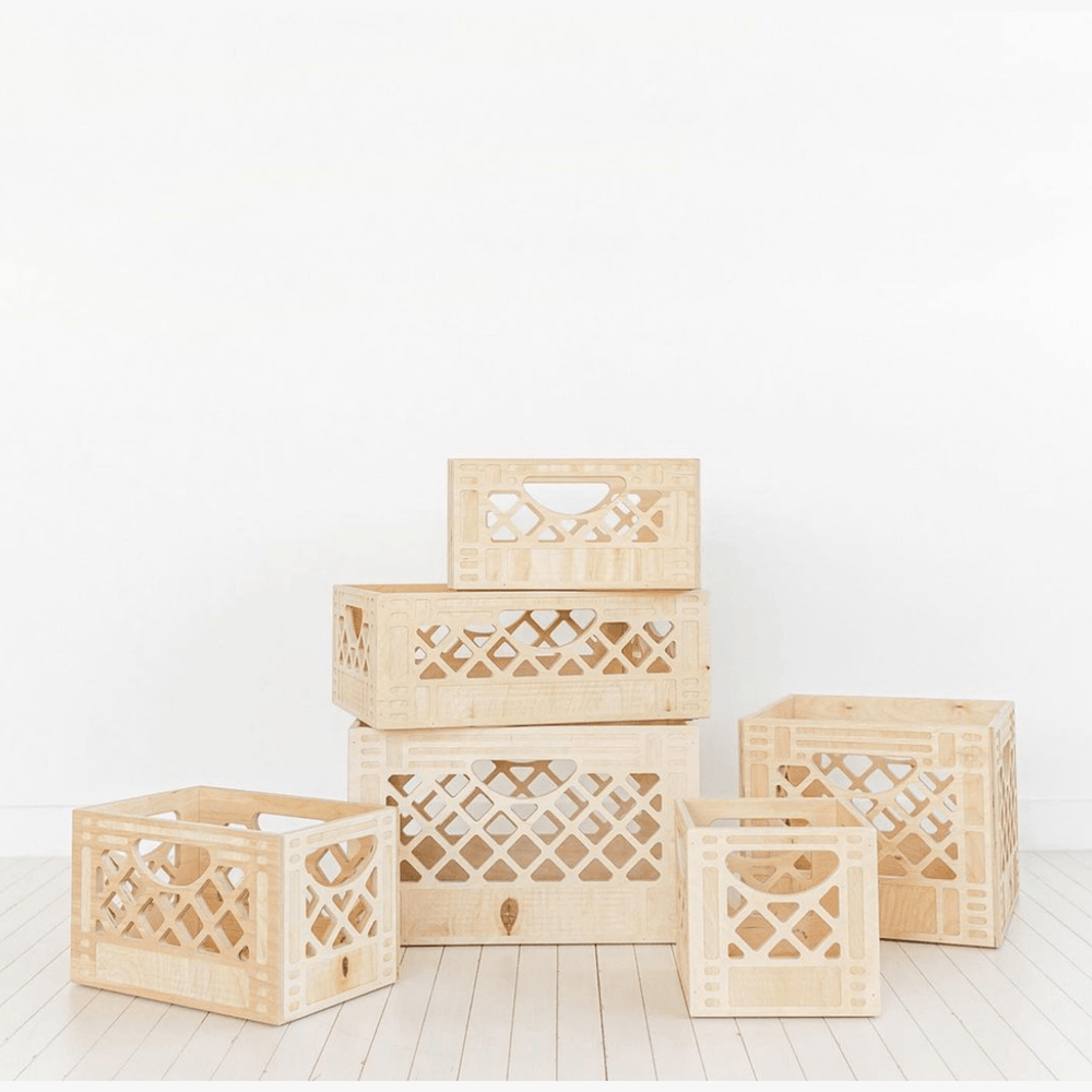 Wooden Milk Crate – Design Life Kids