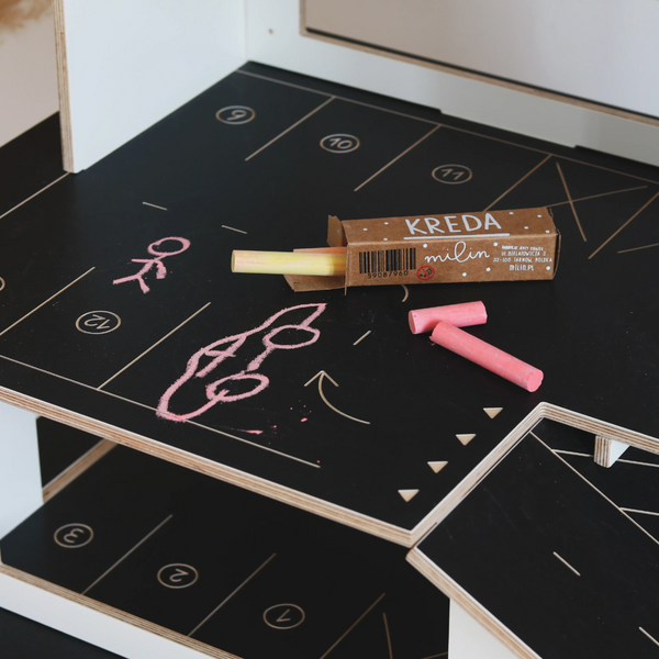 Eco Chalkboard Toy Car Garage on DLK – Design Life Kids