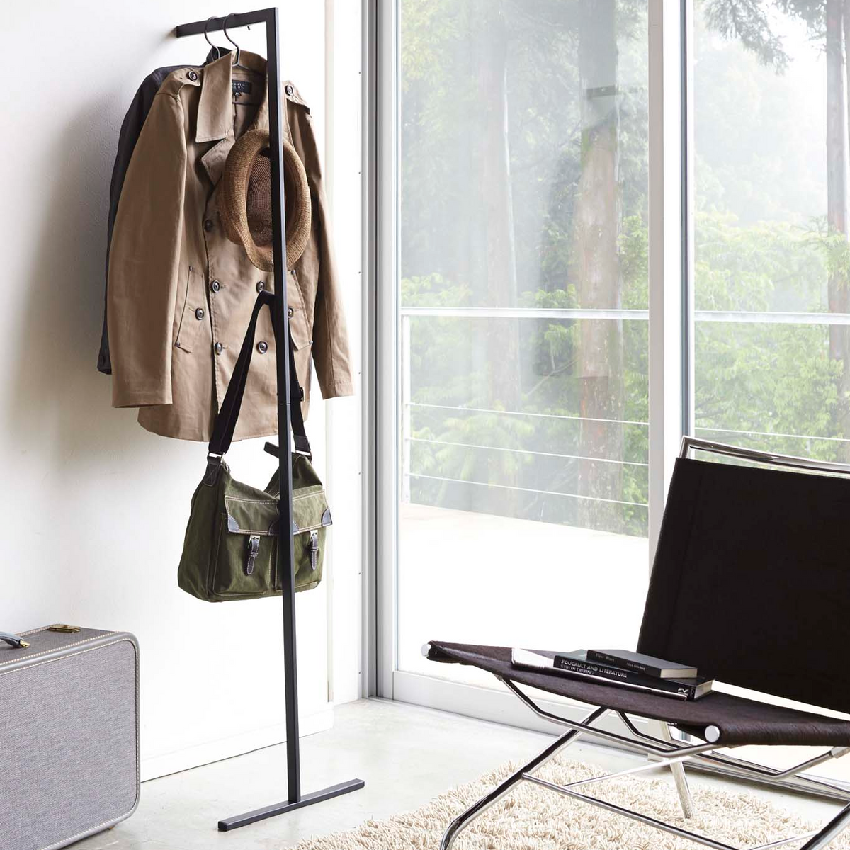 Modern Yamazaki Metal Line Slim Coat Rack at DLK – Design Life Kids