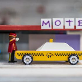Candylab Toy Taxi Cab on Design Life Kids
