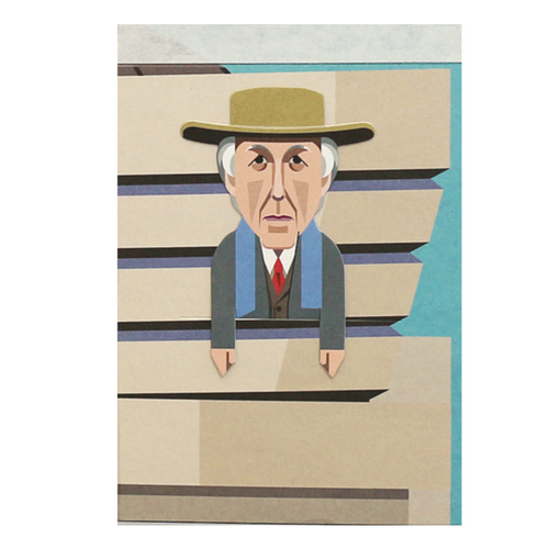 Frank Lloyd Wright Pocket Sketchbook and bookmark – Design Life Kids
