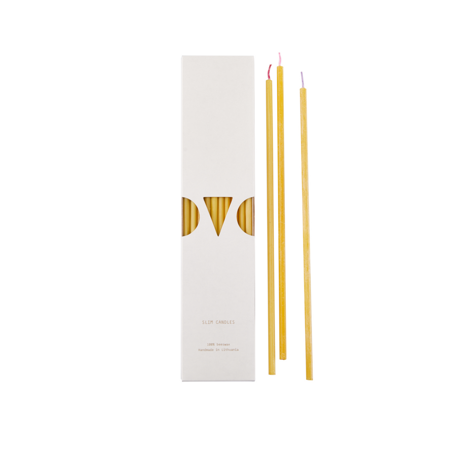 Slim Candles with Colored Wicks – Design Life Kids